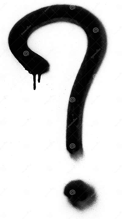 Graffiti Question Mark stock photo. Image of vandalism - 22924218