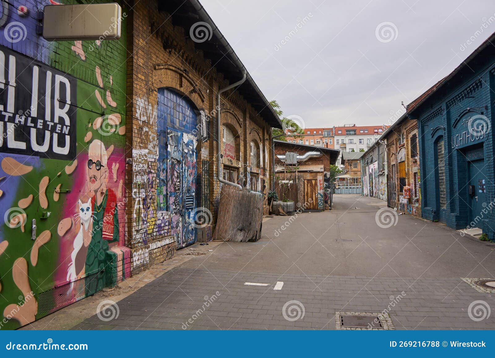Graffiti on the RAW-Gelaende in Berlin Street Editorial Stock Photo ...