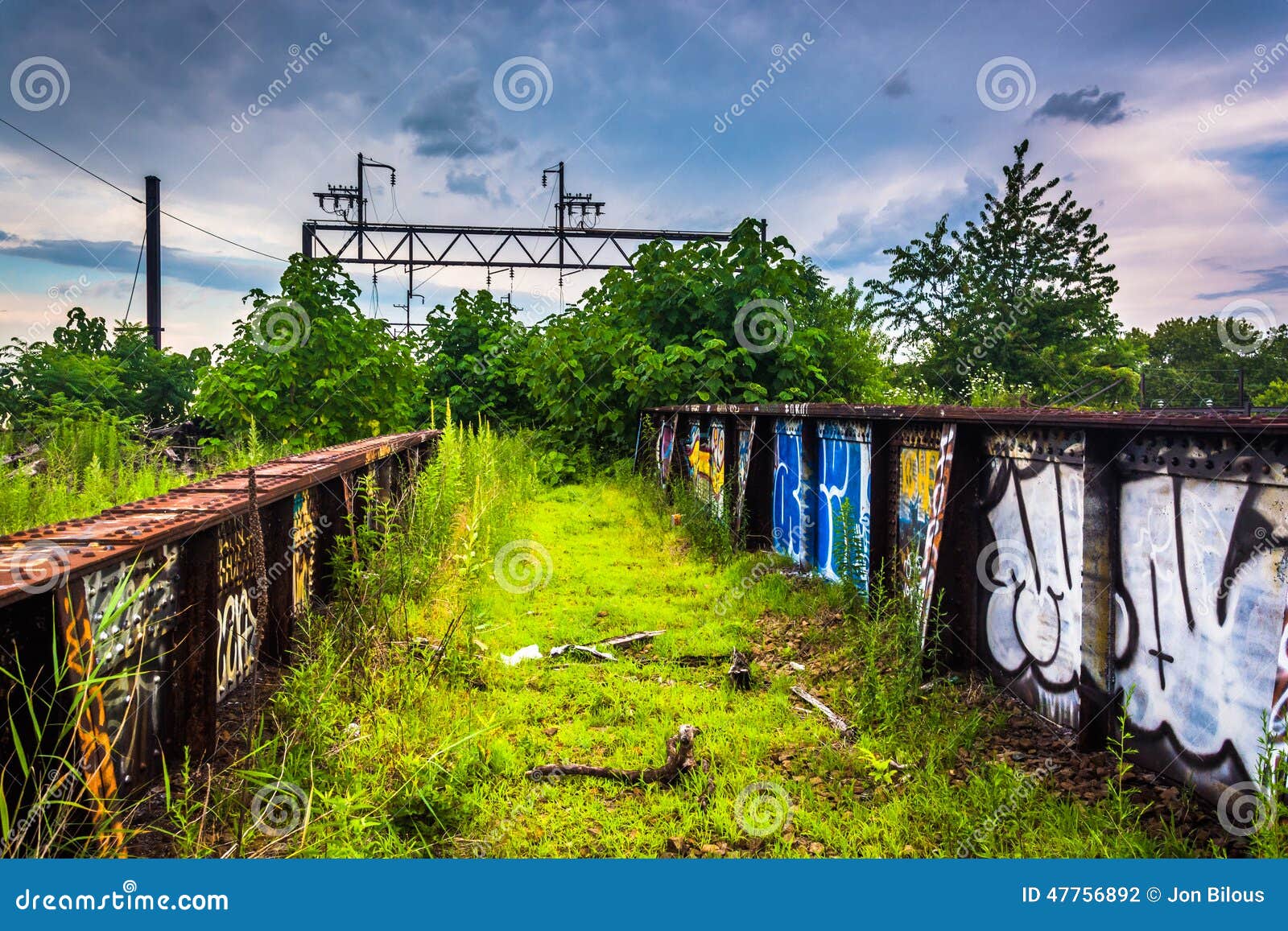 Graffiti at the Reading Viaduct in Philadelphia, Pennsylvania. Stock ...
