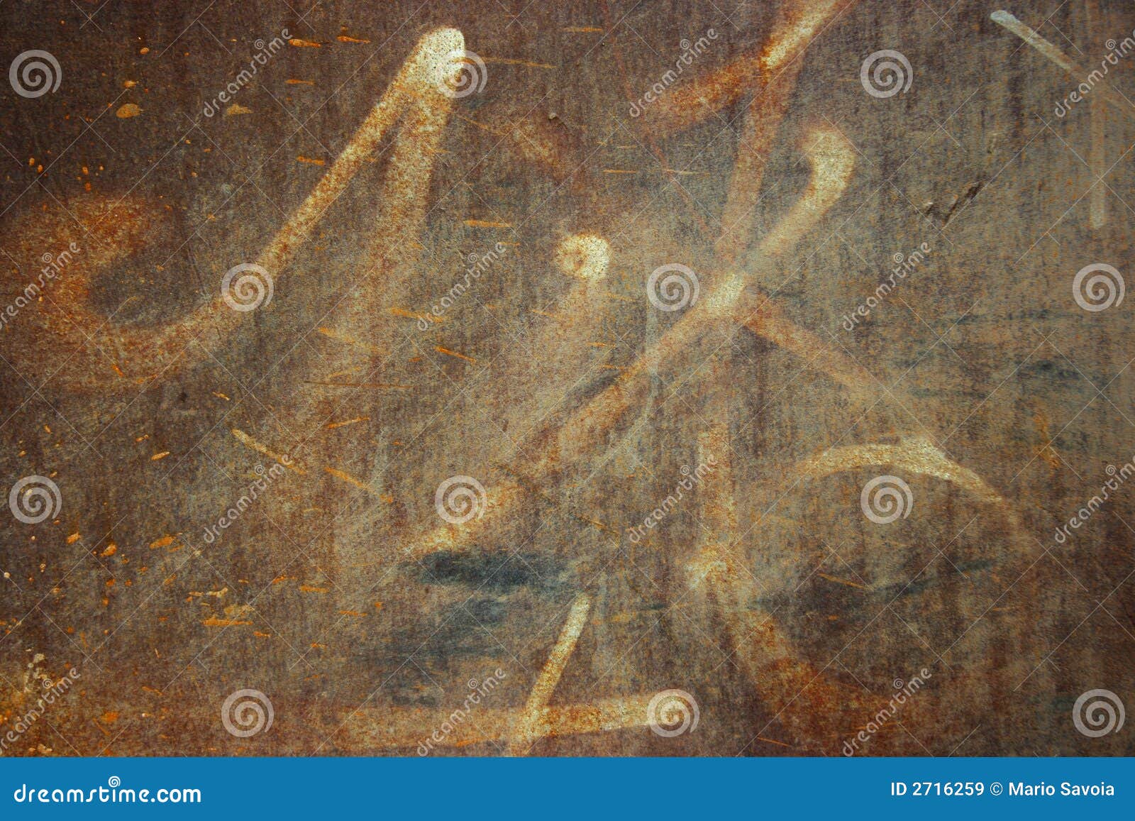 Graffiti on rusty metal stock image. Image of rust, spray - 2716259
