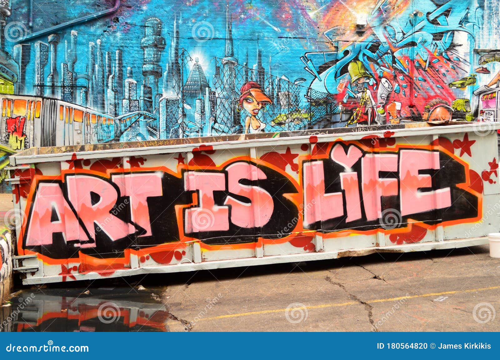 Graffiti Serves As Life Advice Editorial Image - Image of advice ...