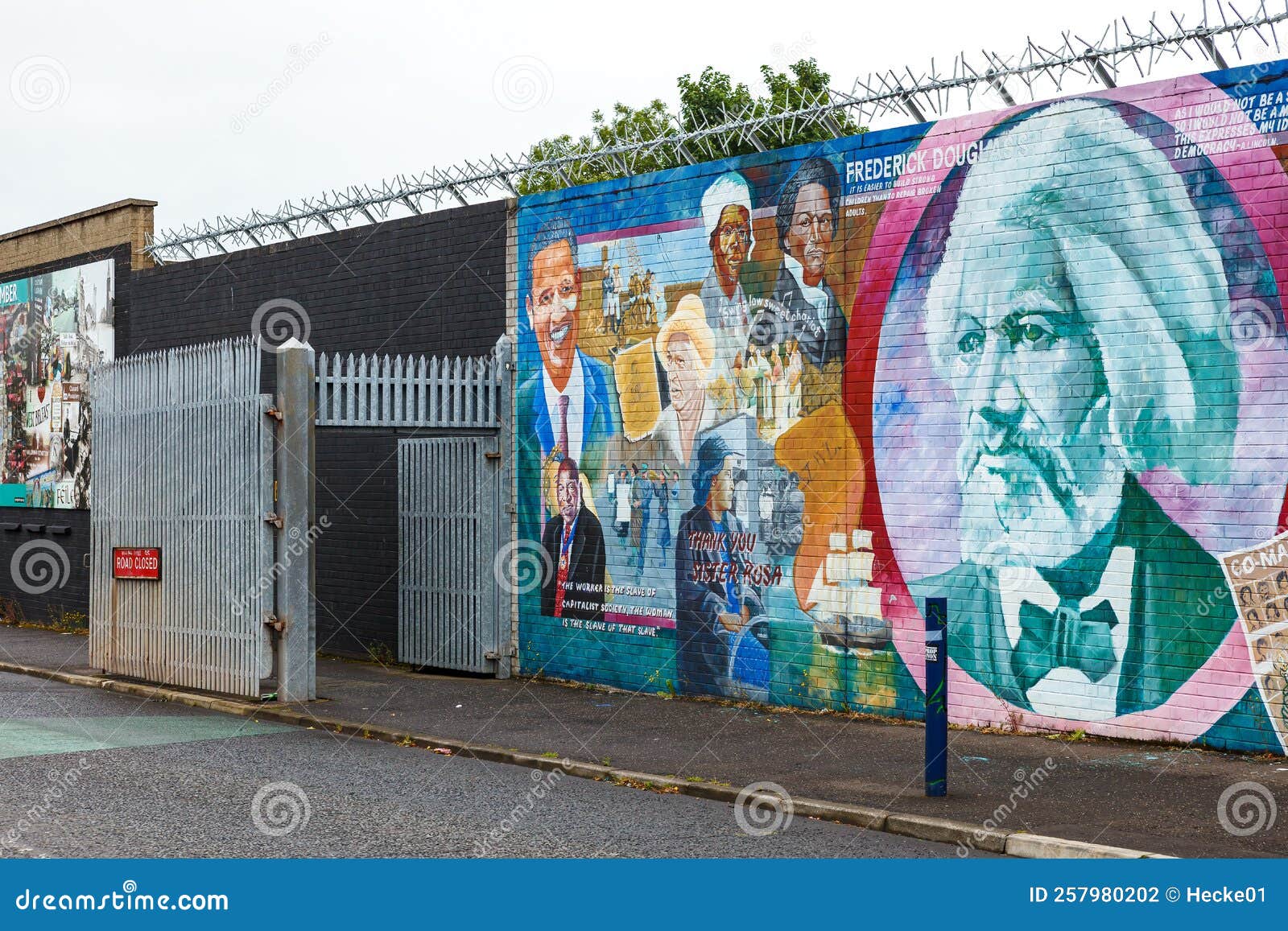 Graffiti in the Shankill Road in Belfast Editorial Photography - Image ...