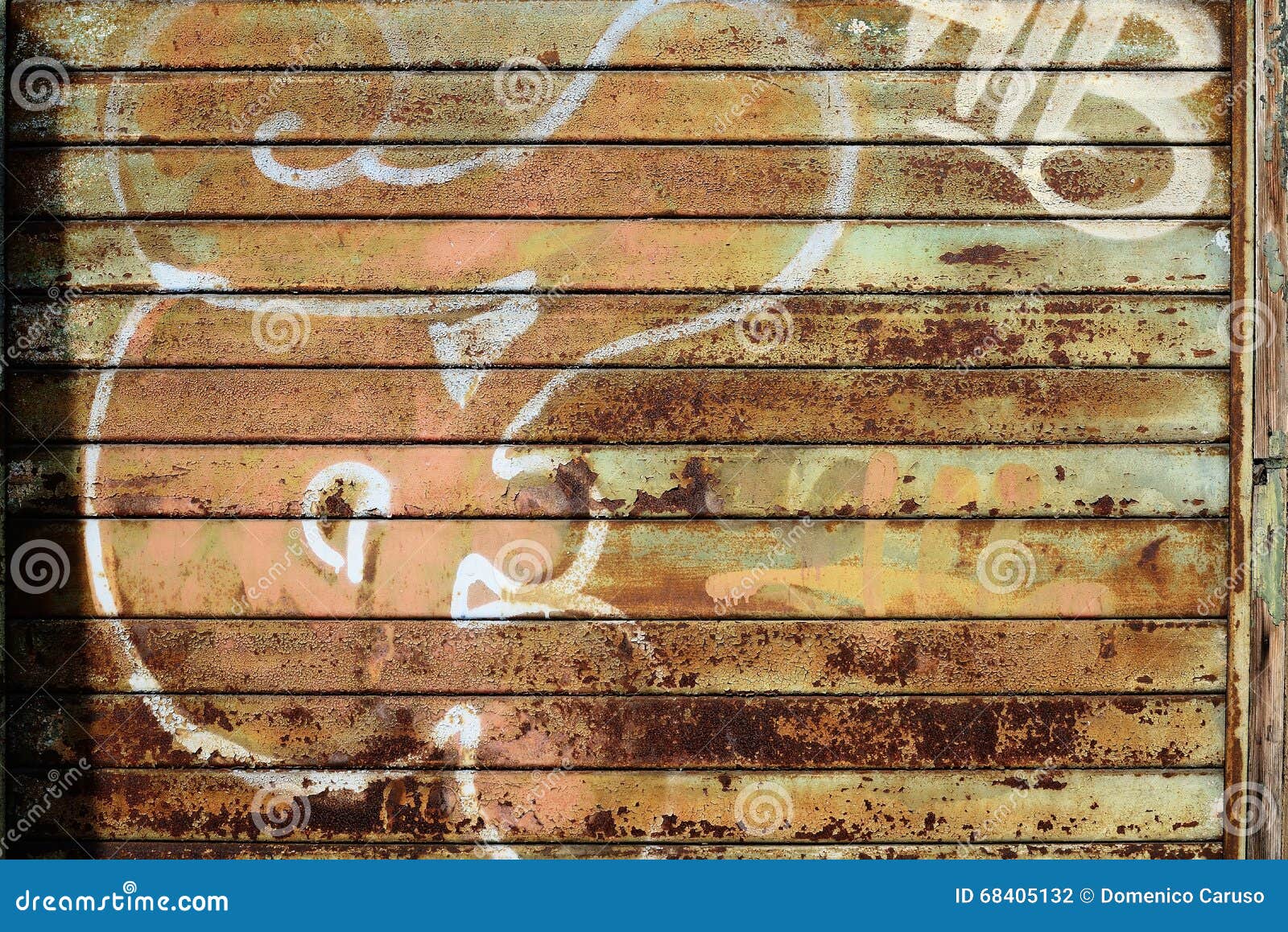 Graffiti on shutter editorial photography. Image of urban - 68405132