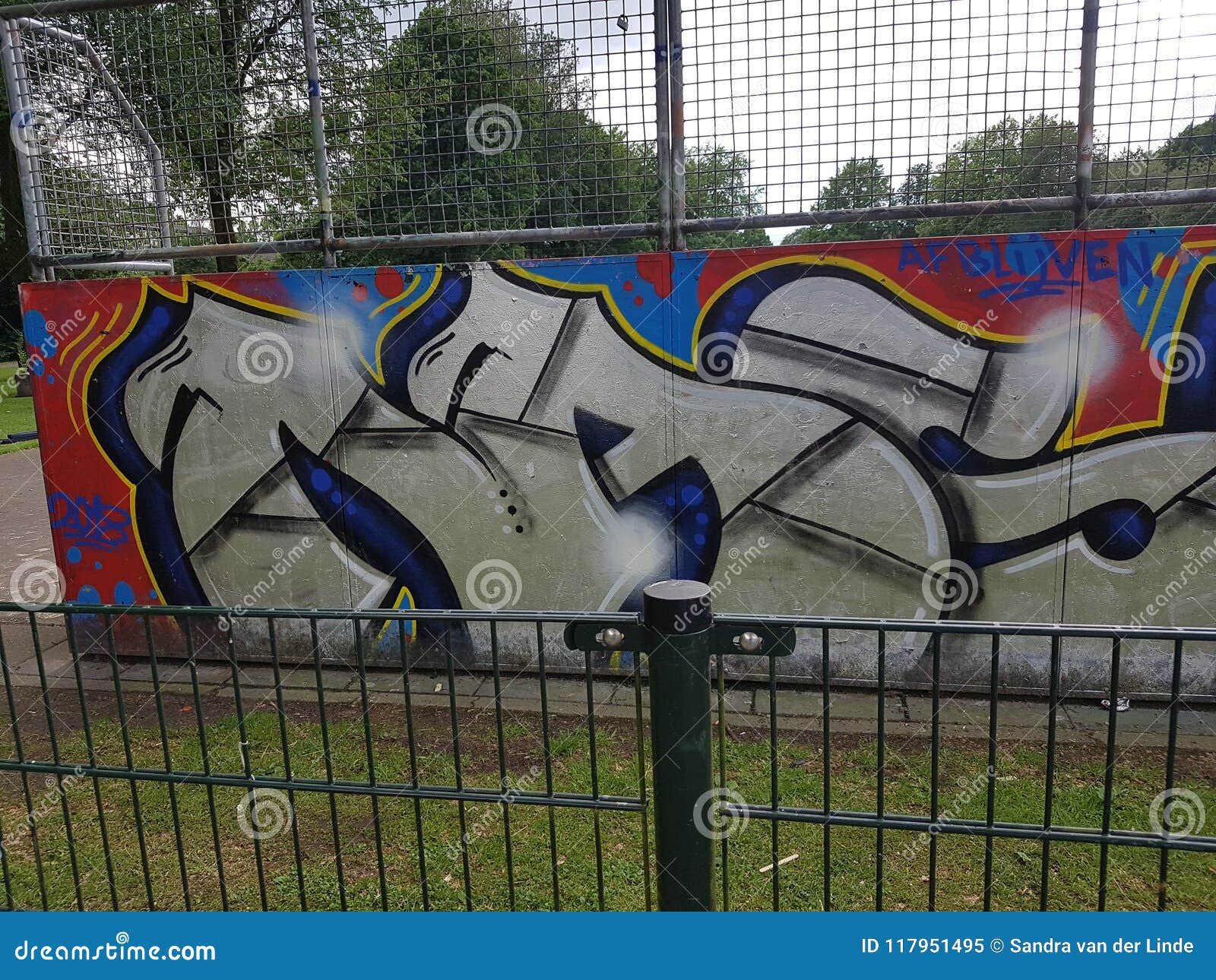 Graffiti at a skate park editorial image. Image of painted - 117951495