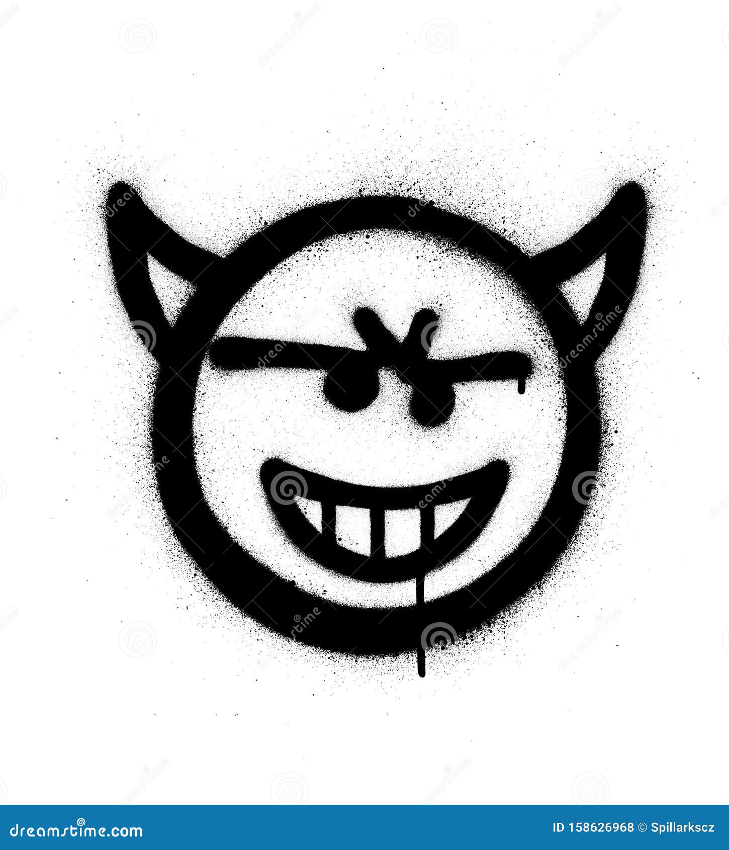 Sneaky Devil Royalty-Free Cartoon | CartoonDealer.com #54258281