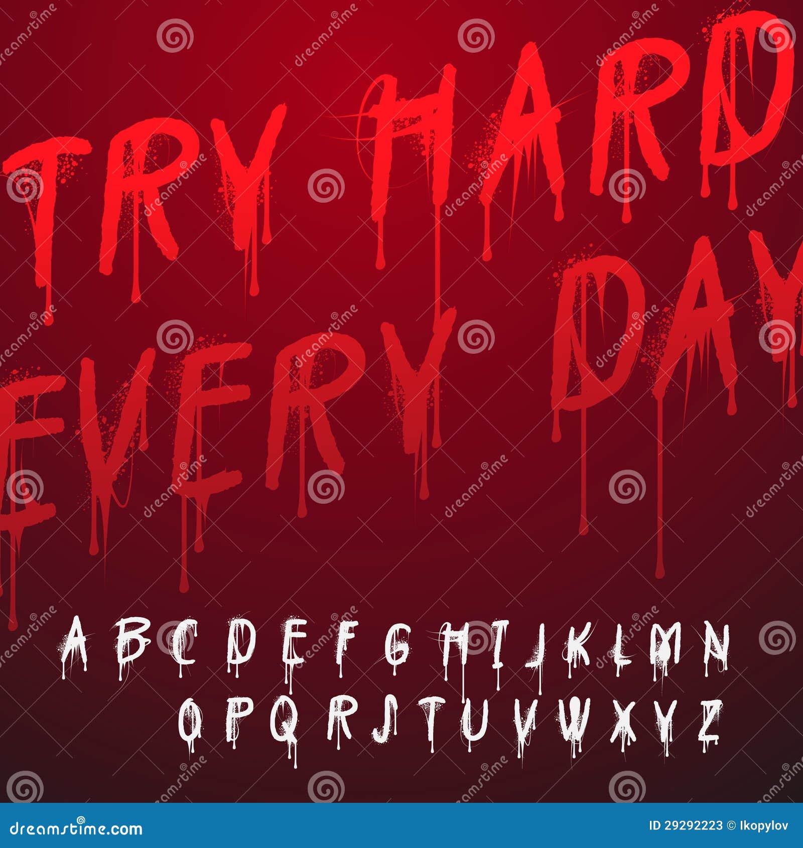 Graffiti Splash Vector Alphabet, Font, Grunge Text | CartoonDealer.com ...