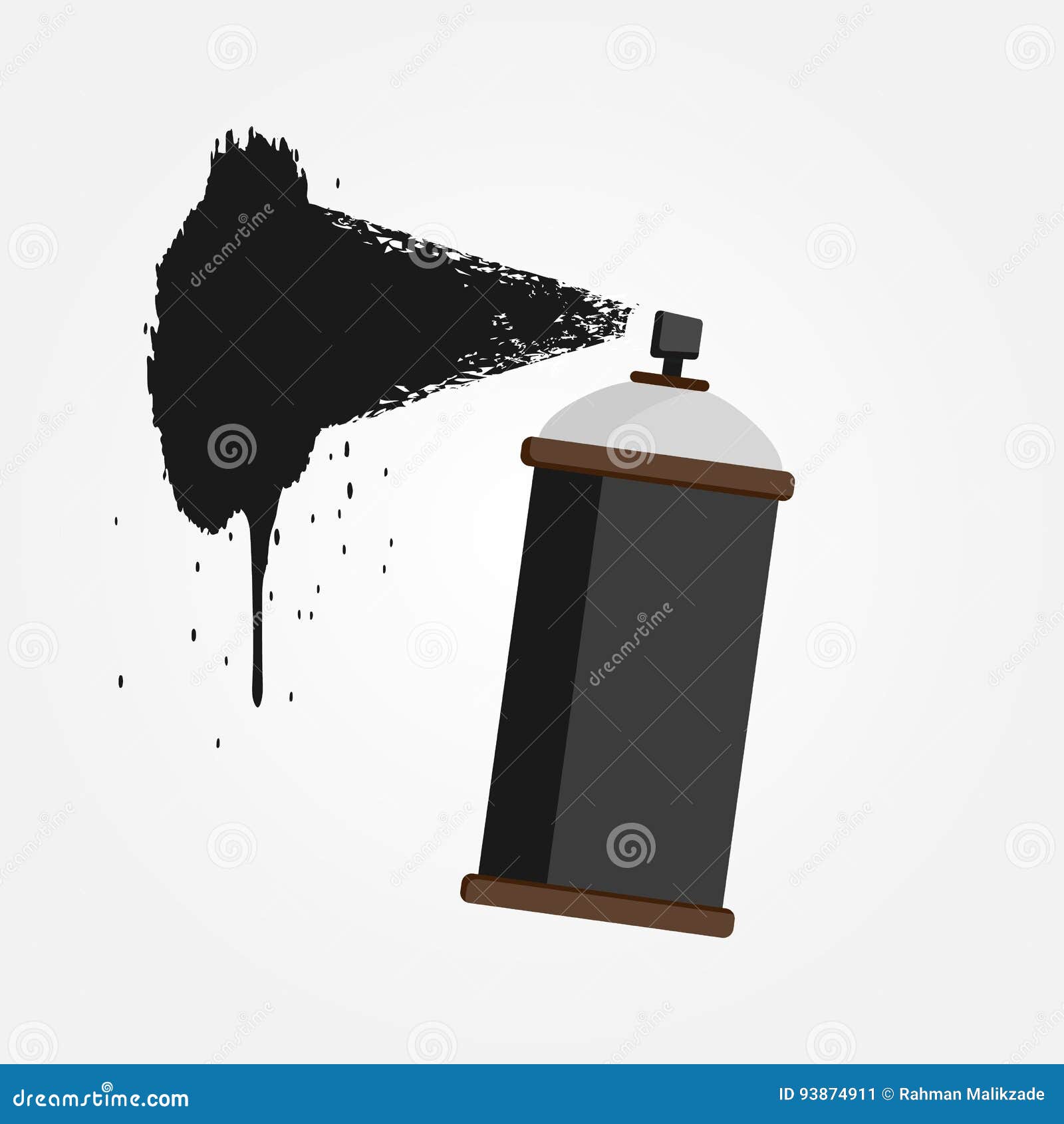 Graffiti spray art stock vector. Illustration of icon - 93874911
