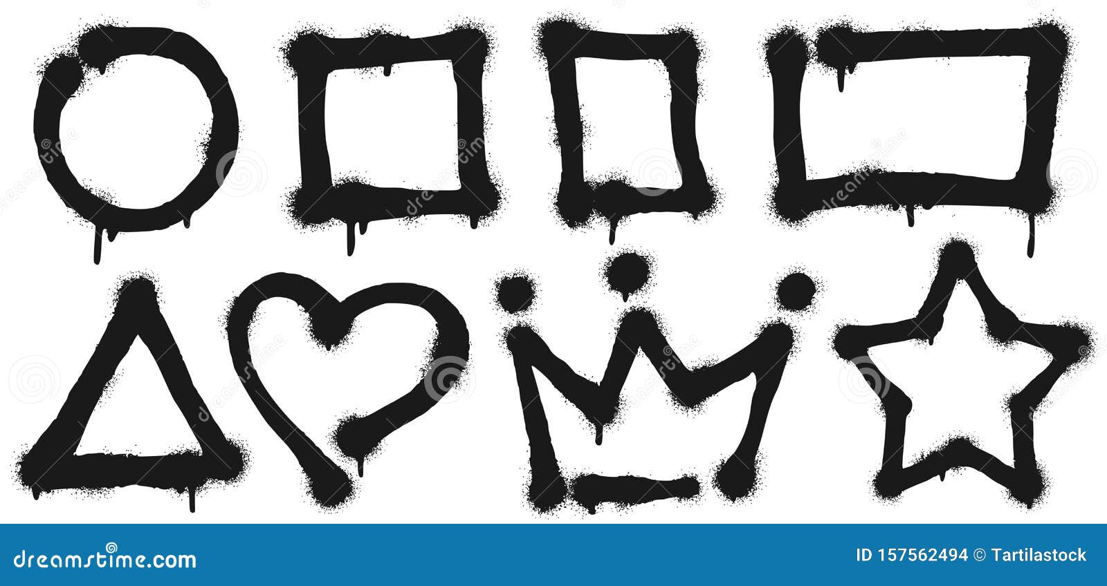 Graffiti Shapes Spray Paint Shapes Stock Illustrations – 1,030 Graffiti ...