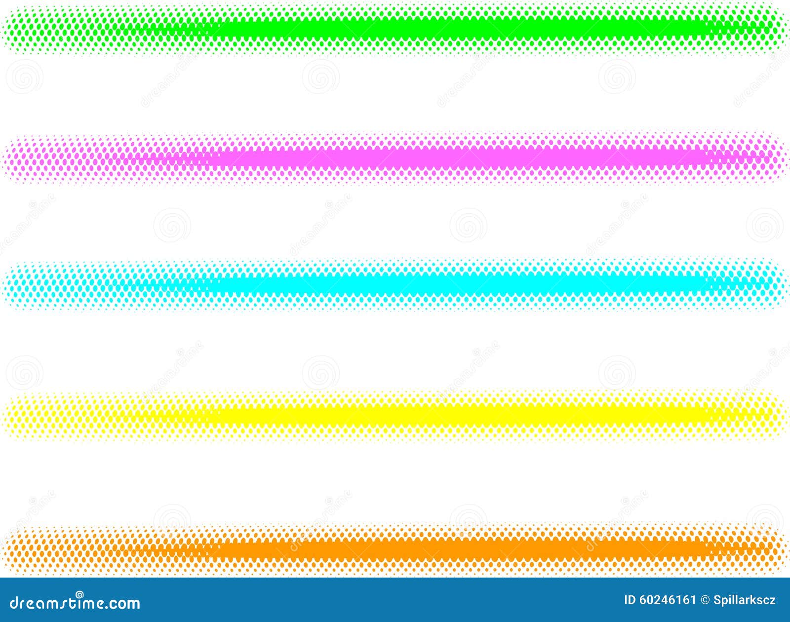 Graffiti Spray Line Effect Made with Halftone Stock Vector ...