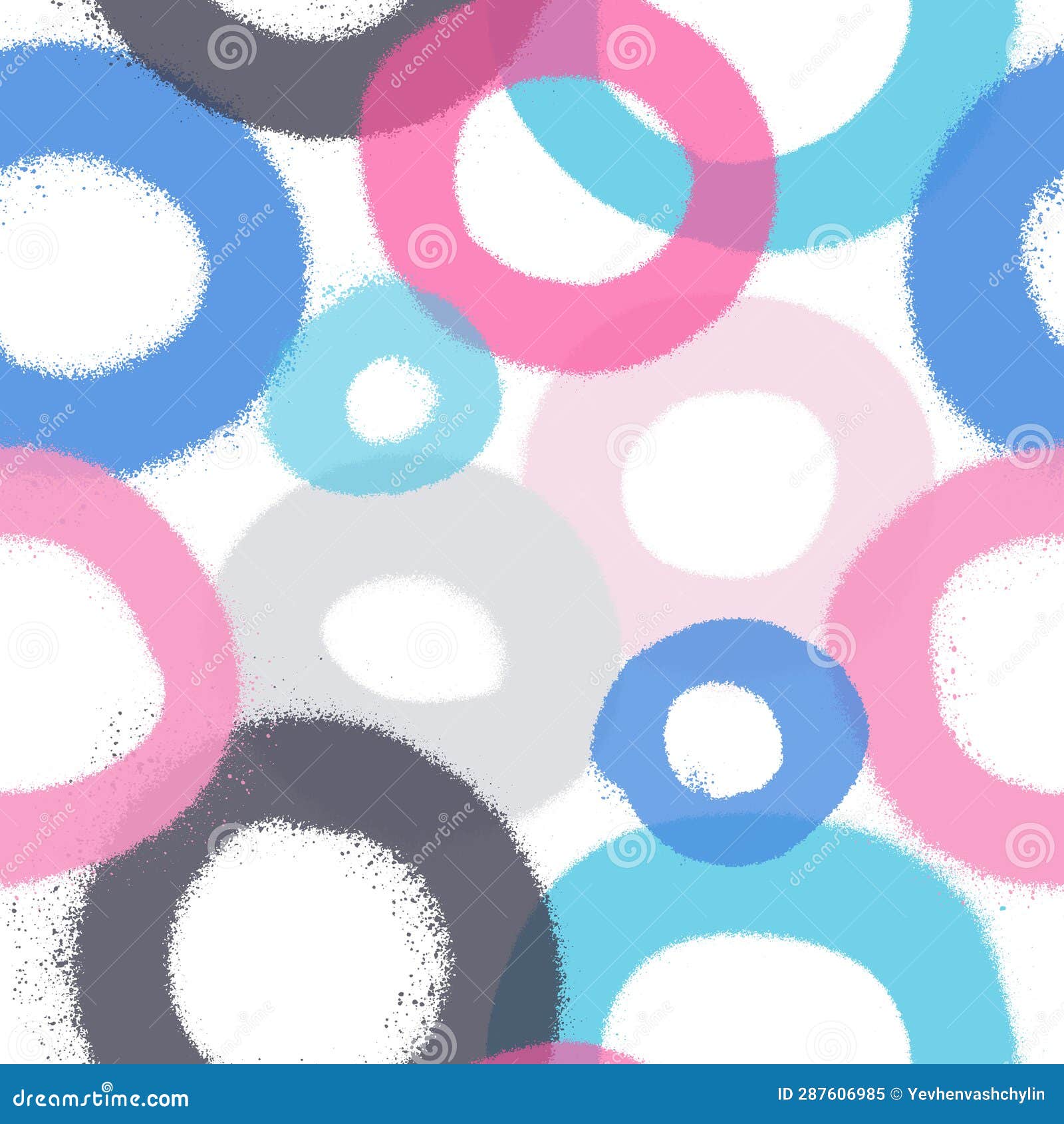 Graffiti Spray Paint Seamless Pattern. Vector Illustration. Stock ...