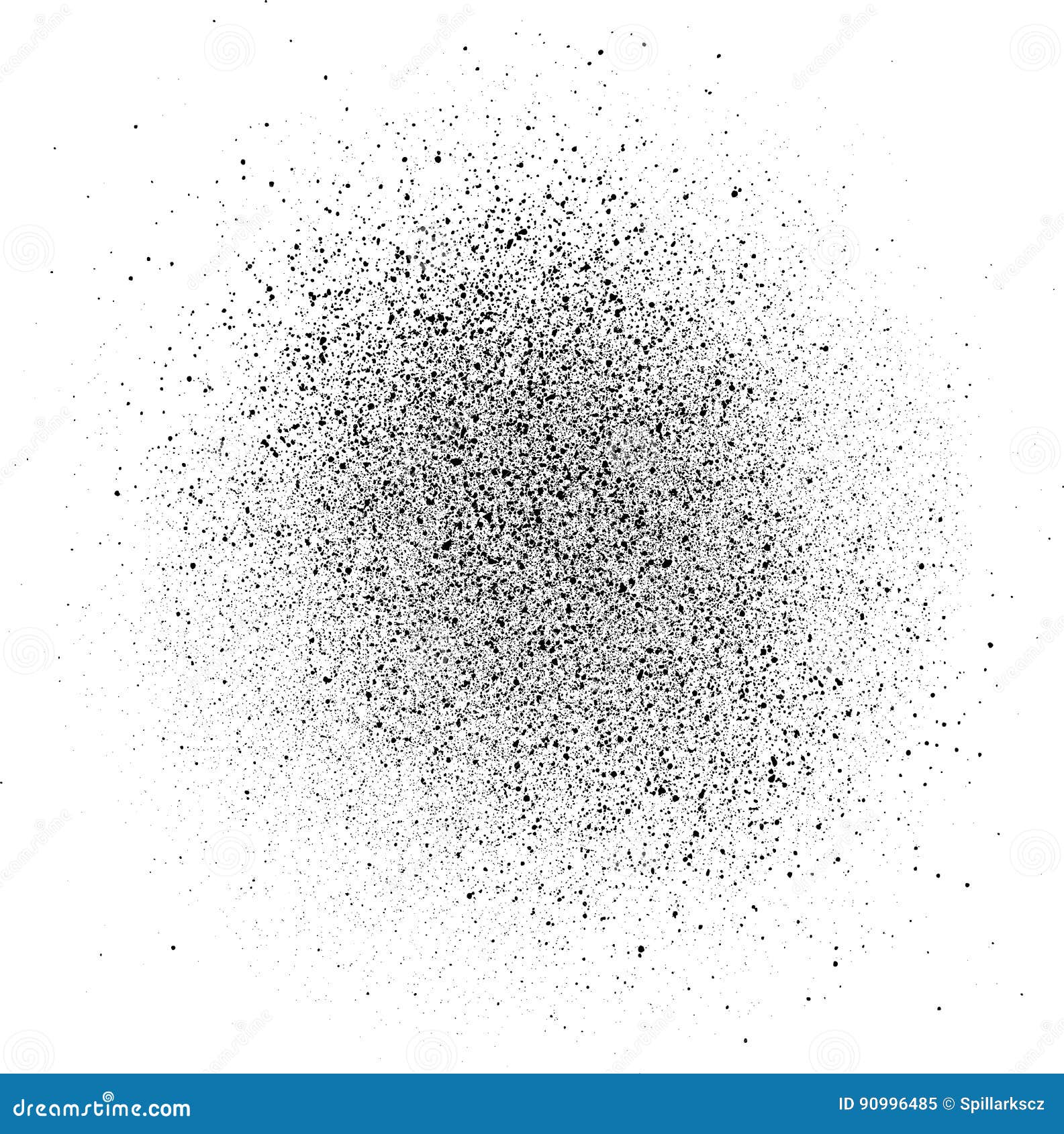 Graffiti Sprayed Mist Gradient Effect In Black On White Cartoon Vector ...