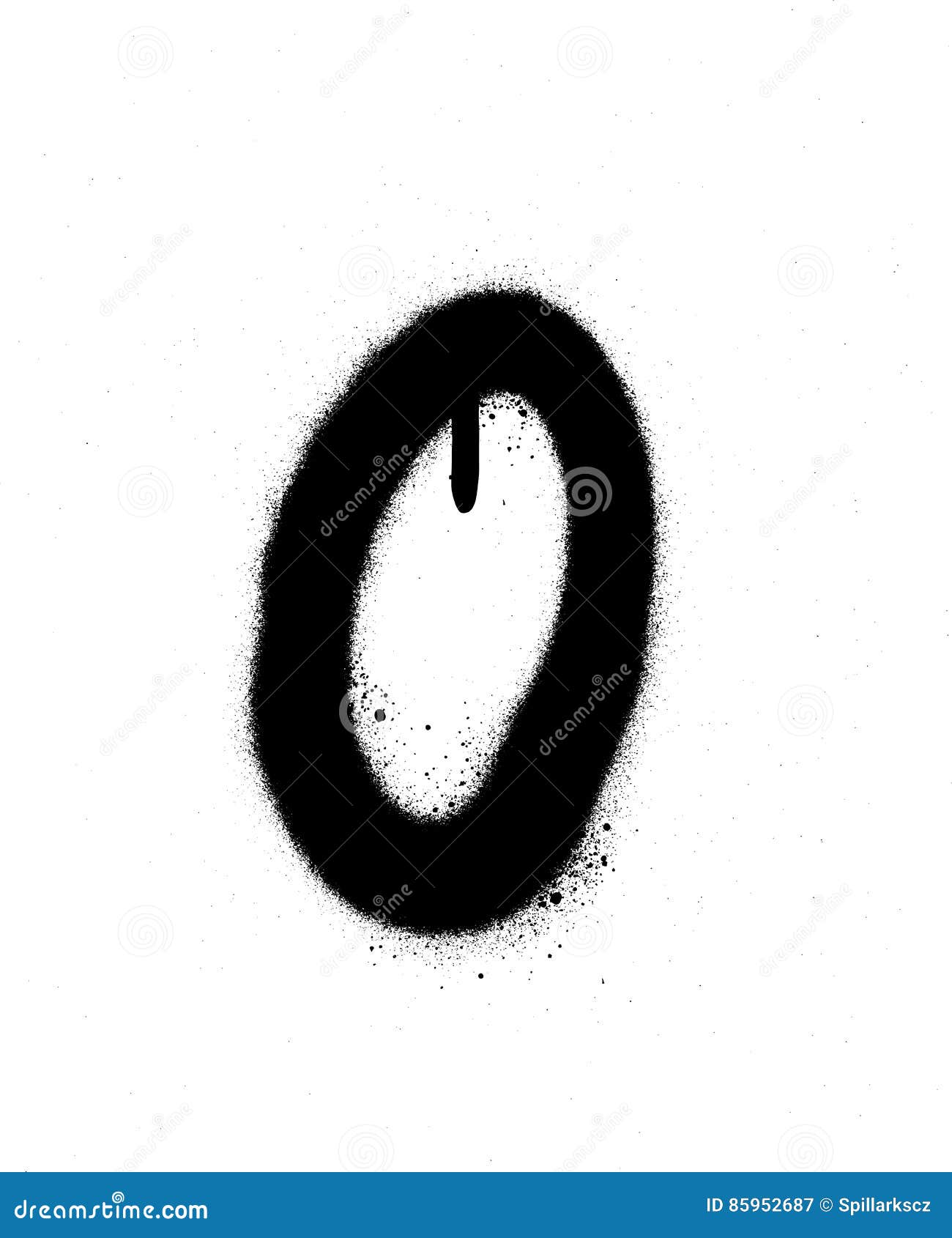 The Number 0 In Graffiti