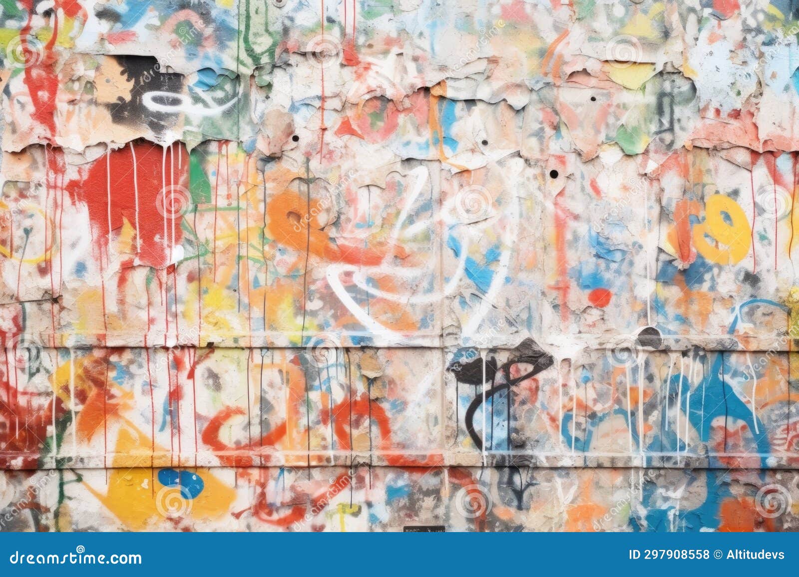 Graffiti Stained Walls in Urban Settings Stock Photo - Image of ...