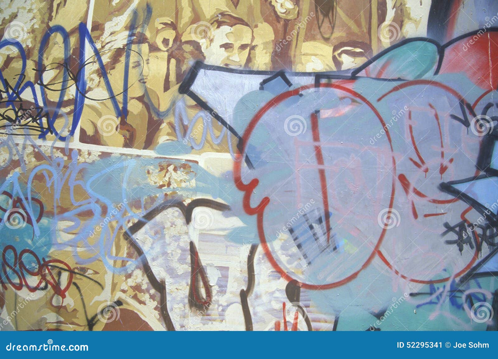 Graffiti of Street Life USA Editorial Photo - Image of mural, style ...