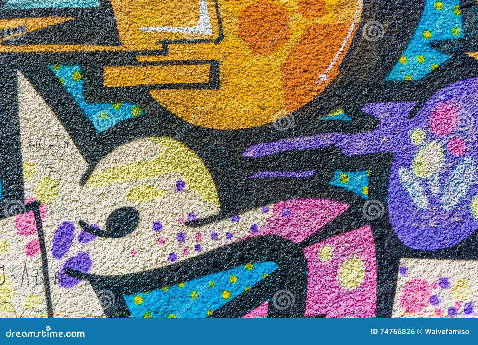 Graffiti Texture Detail Background Editorial Photo - Image of urban ...