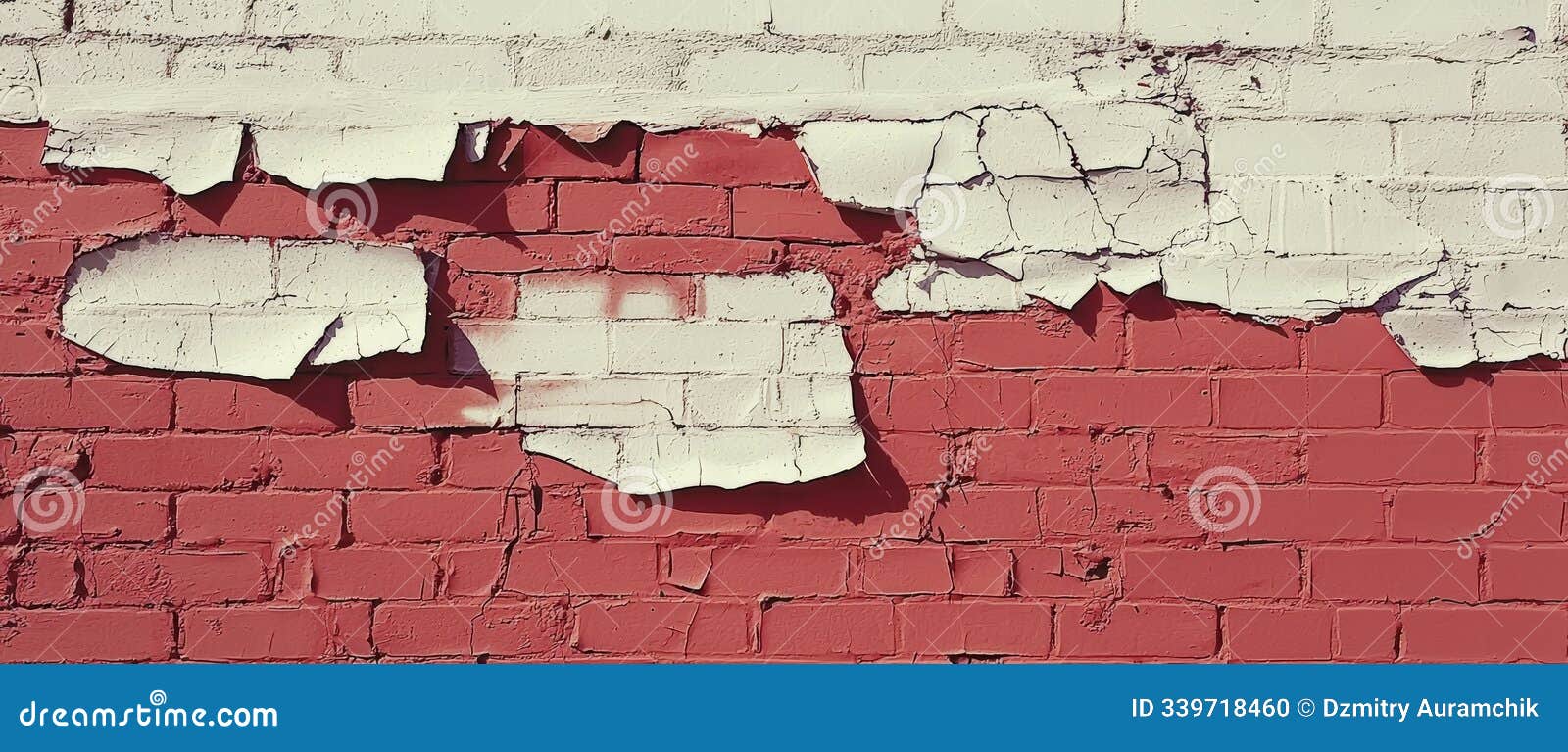 Graffiti with a Title on a White Brick Wall, Allowing for Images and ...