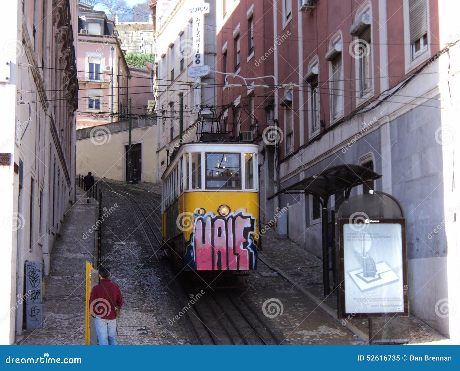 Graffiti on tram editorial image. Image of portugal, graffiti - 52616735