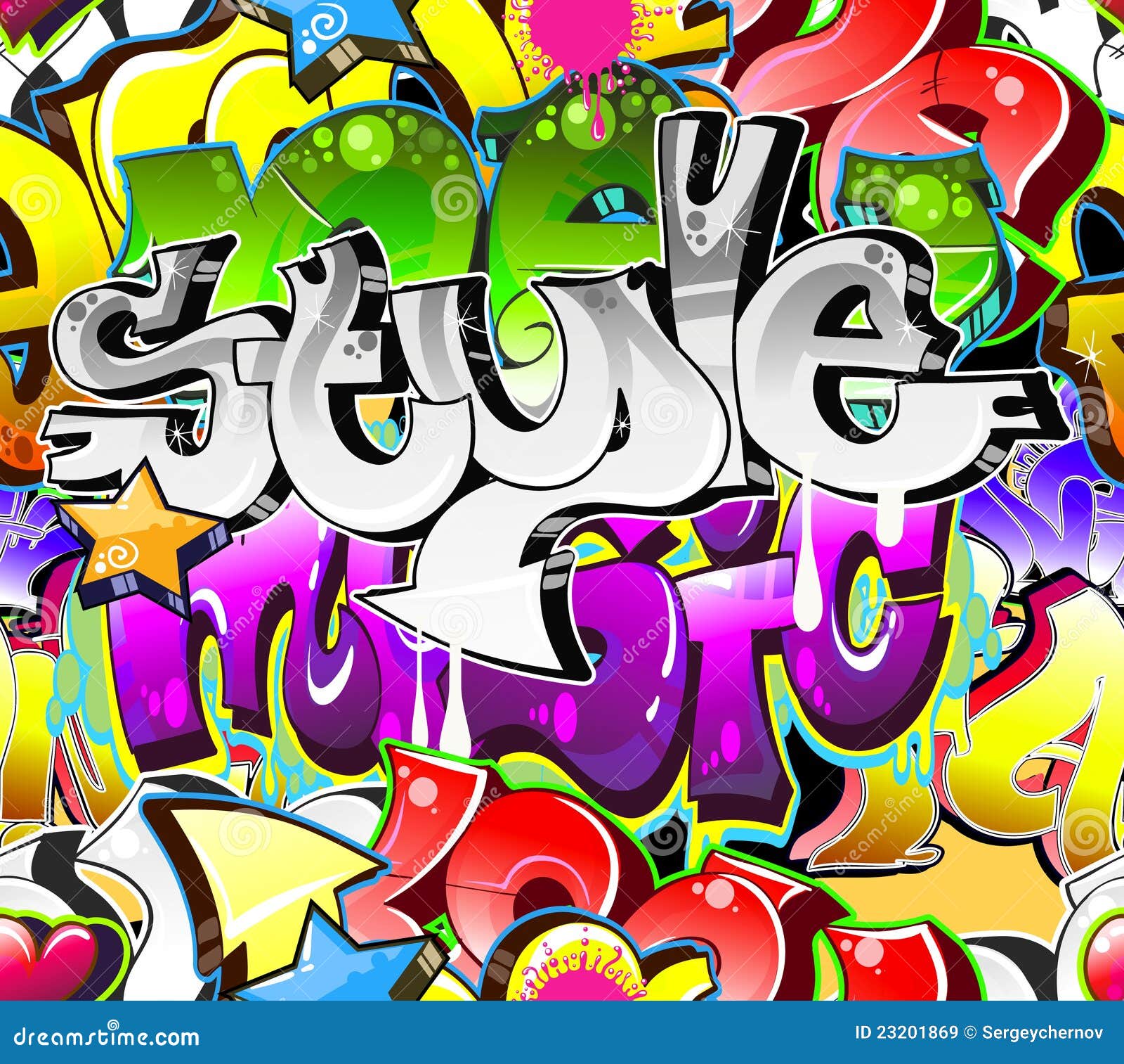 Graffiti Urban Art. Love Vector Illustration | CartoonDealer.com #23080520