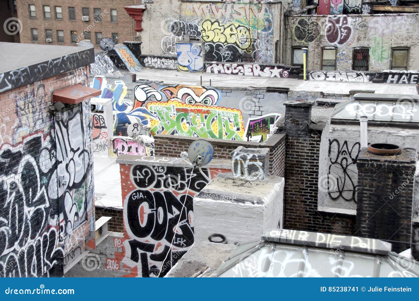 Graffiti editorial photo. Image of deface, roof, vandalize - 85238741