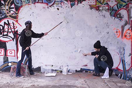 Graffiti Vandals stock image. Image of vandal, vandalism - 8900549