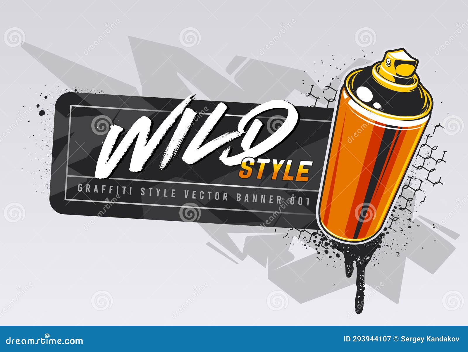 Graffiti Vector Wild Style Banner Design | CartoonDealer.com #293944107
