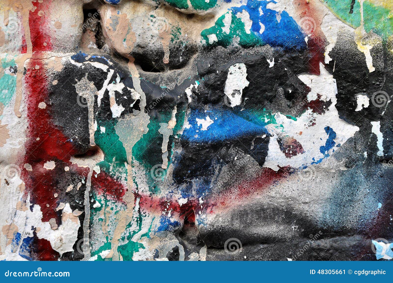 Graffiti Wall stock image. Image of effect, graffiti - 48305661