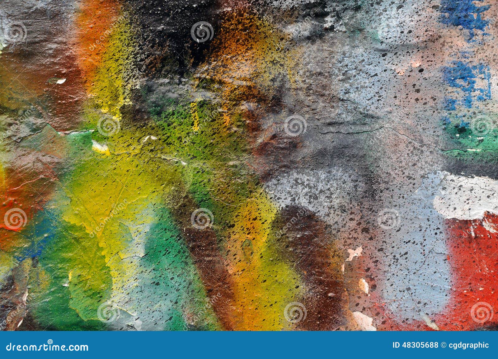 Graffiti Wall stock photo. Image of cement, scratched - 48305688