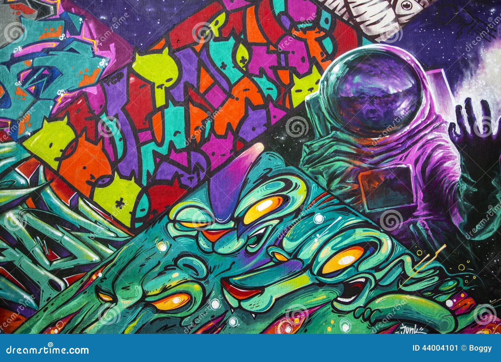 Graffiti Astronaut Editorial Image | CartoonDealer.com #134088200