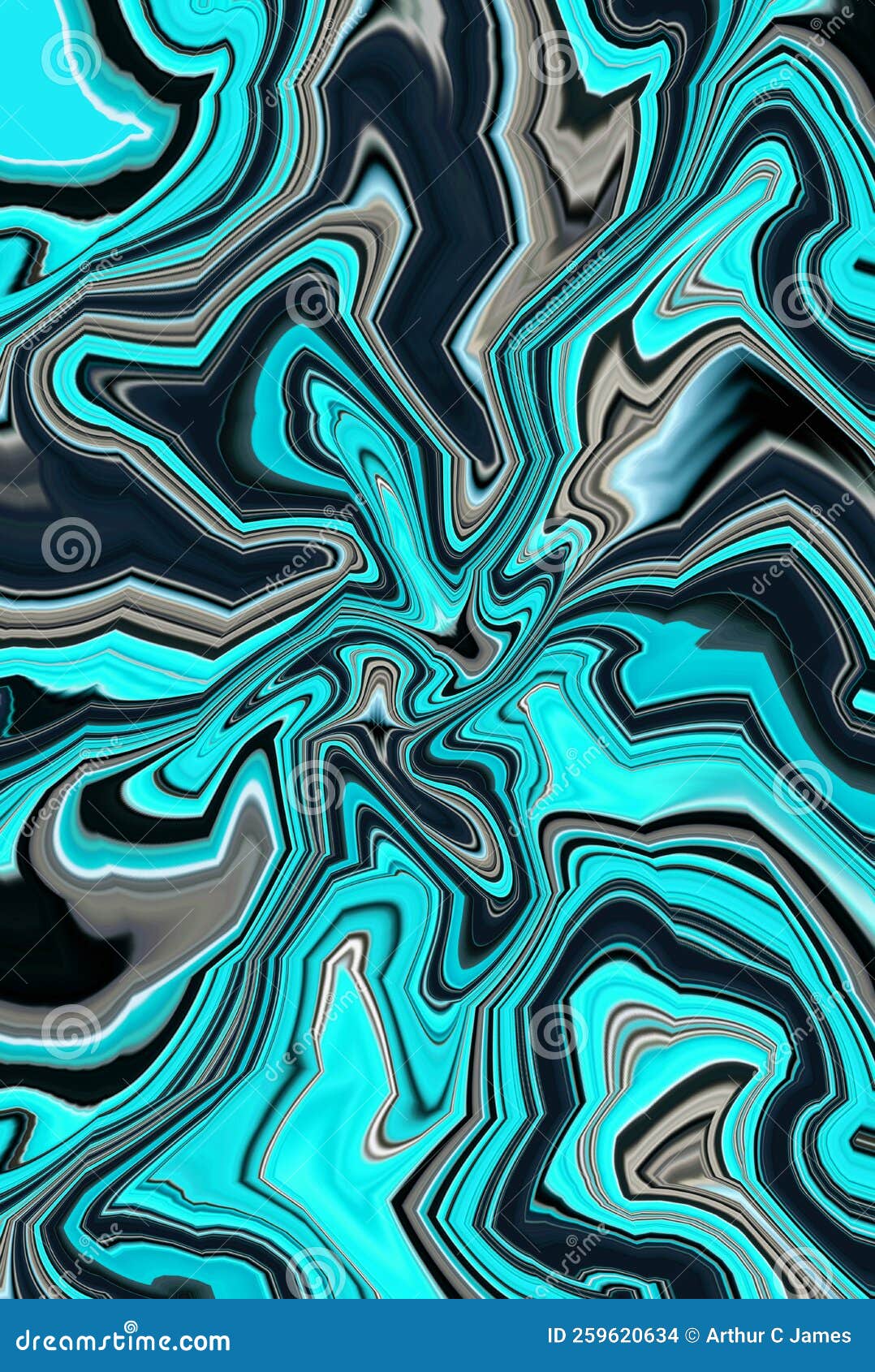 Abstract and Contemporary Digital Art Graffiti Wave Design Stock Photo ...