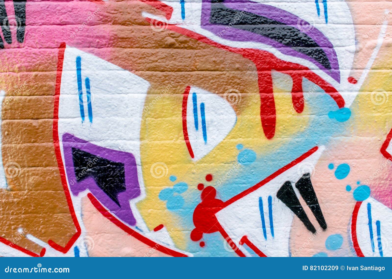 Graffiti World editorial stock image. Illustration of brick - 82102209