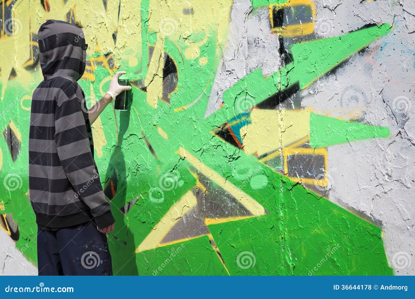 Graffiti writer stock photo. Image of east, berliner - 36644178