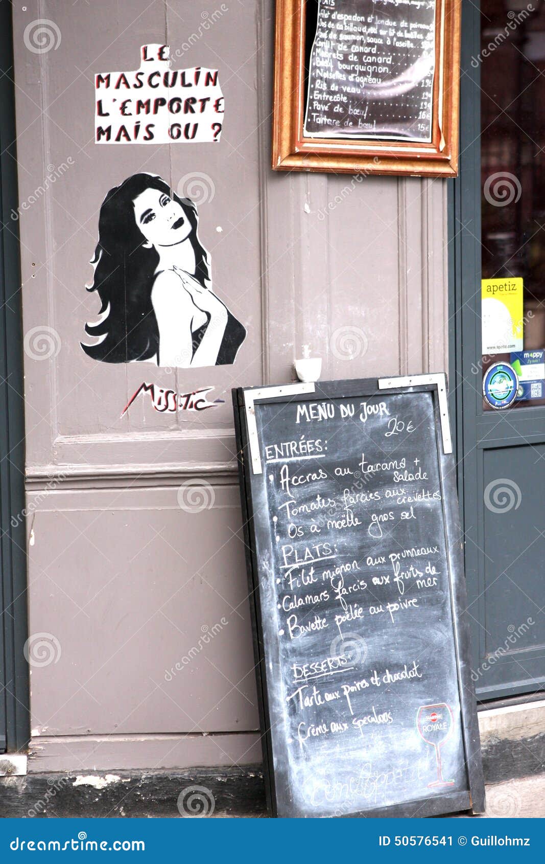Graffitis on a Bar in Paris Editorial Photo - Image of wall, side: 50576541