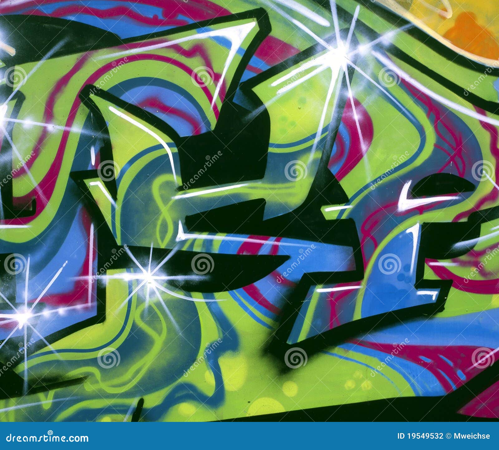 Graffito stock photo. Image of drawing, artist, airbrush - 19549532