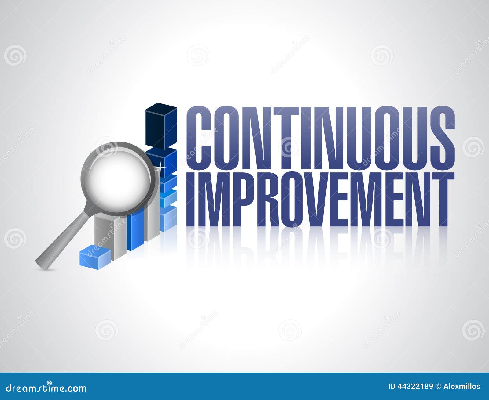 Grafico Commerciale Di Miglioramento Continuo Illustrazione di Stock ...