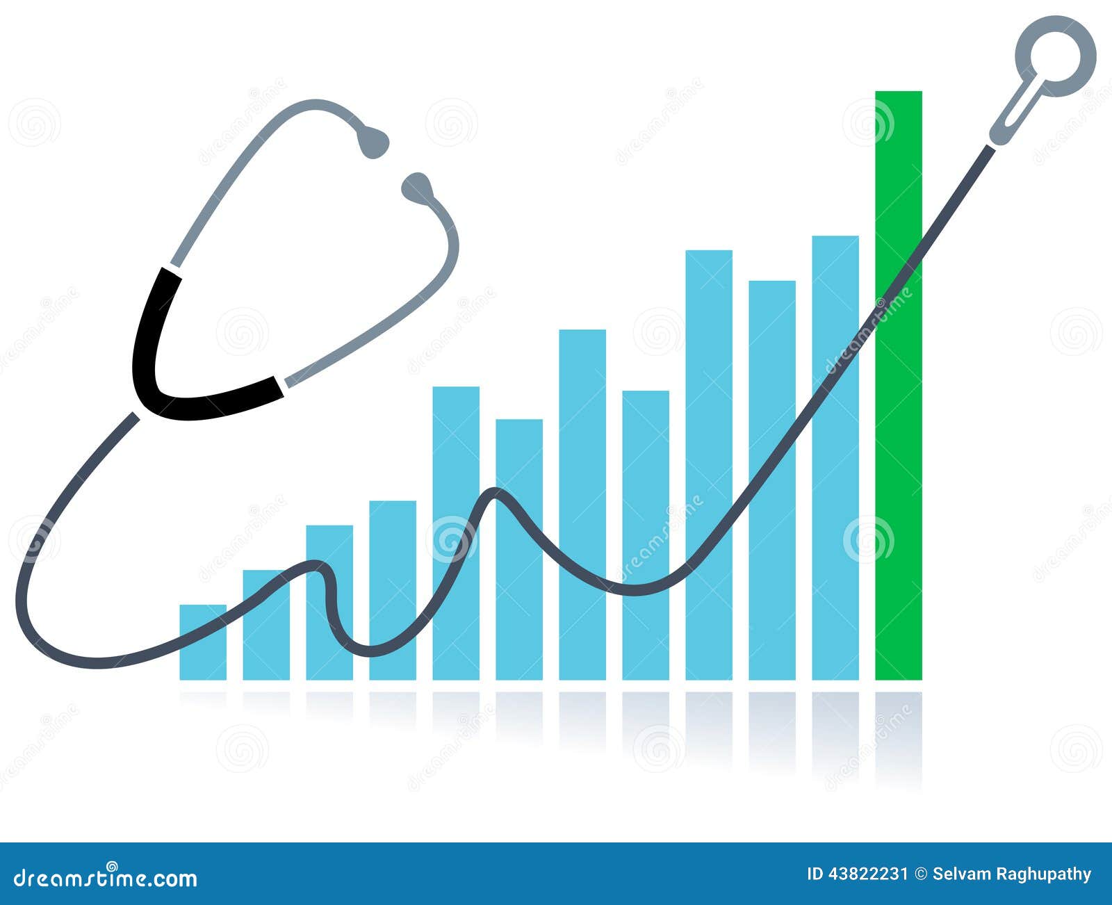 Grafico di salute illustrazione vettoriale. Illustrazione di schema ...