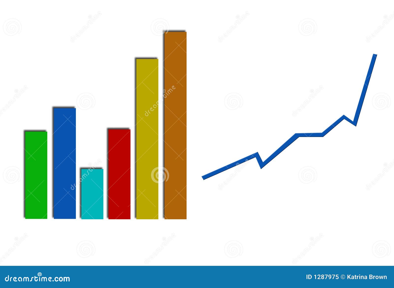 Grafico Di Statistica Di Profitto Di Affari Illustrazione di Stock ...