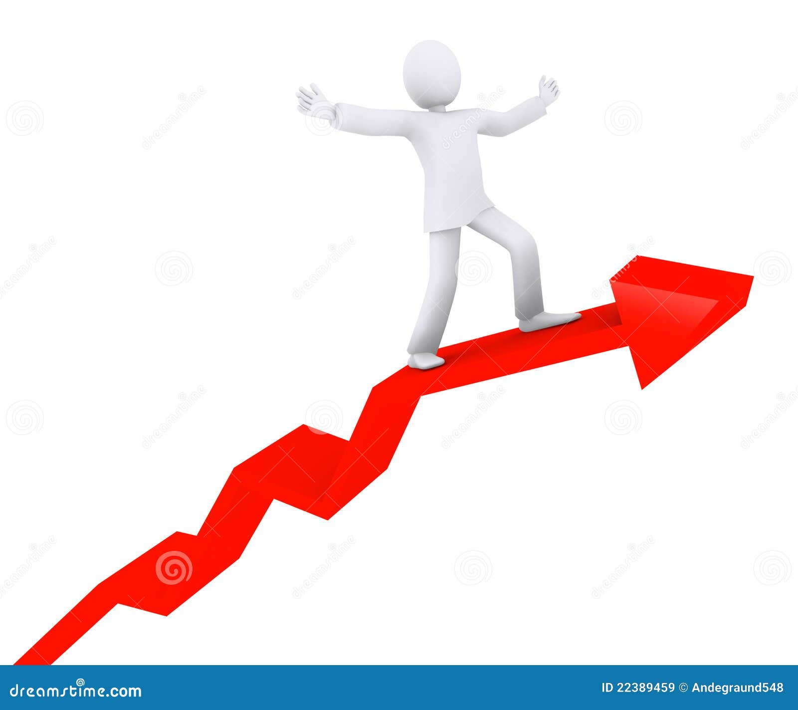 Grafico di successo immagine stock. Illustrazione di freccia - 22389459