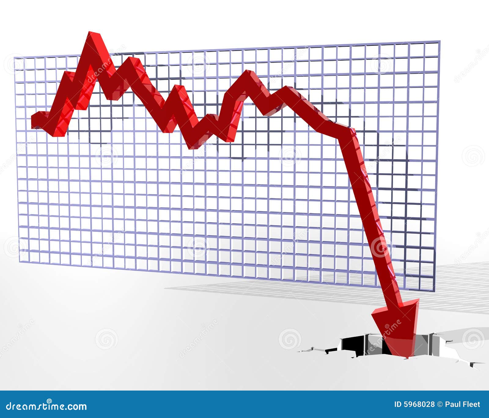 Grafiek Die Slechte Dingen Toont Stock Illustratie - Illustration of ...