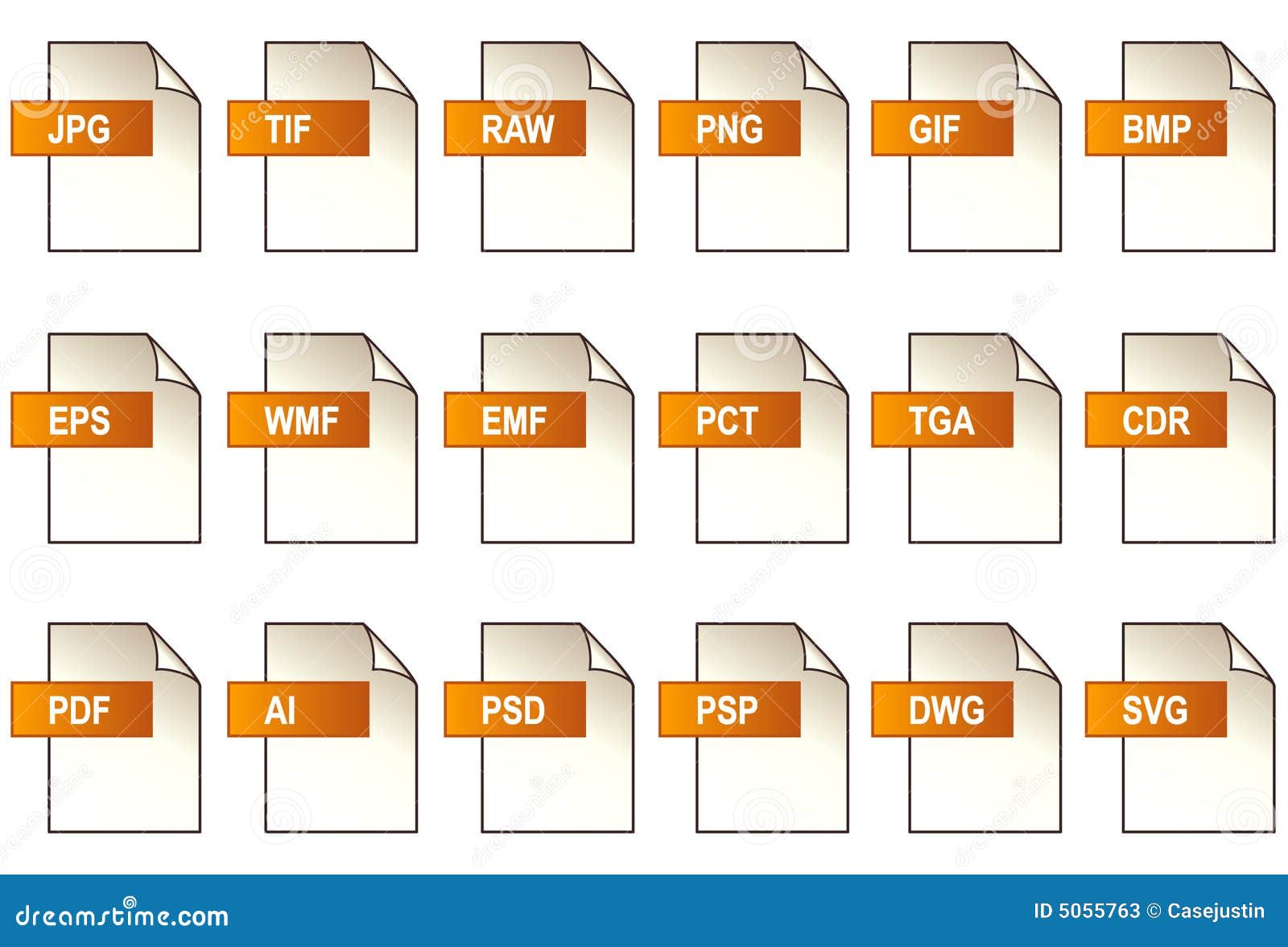 Grafik-Datei-Ikonen (EPS+JPG) Redaktionelles Stockfoto - Illustration ...