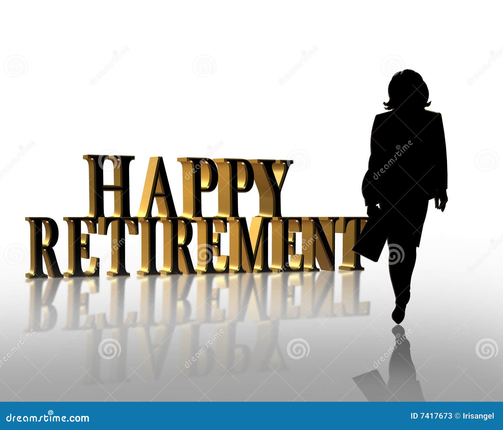 Grafik Der Ruhestandfrau 3D Stock Abbildung - Illustration von digital ...