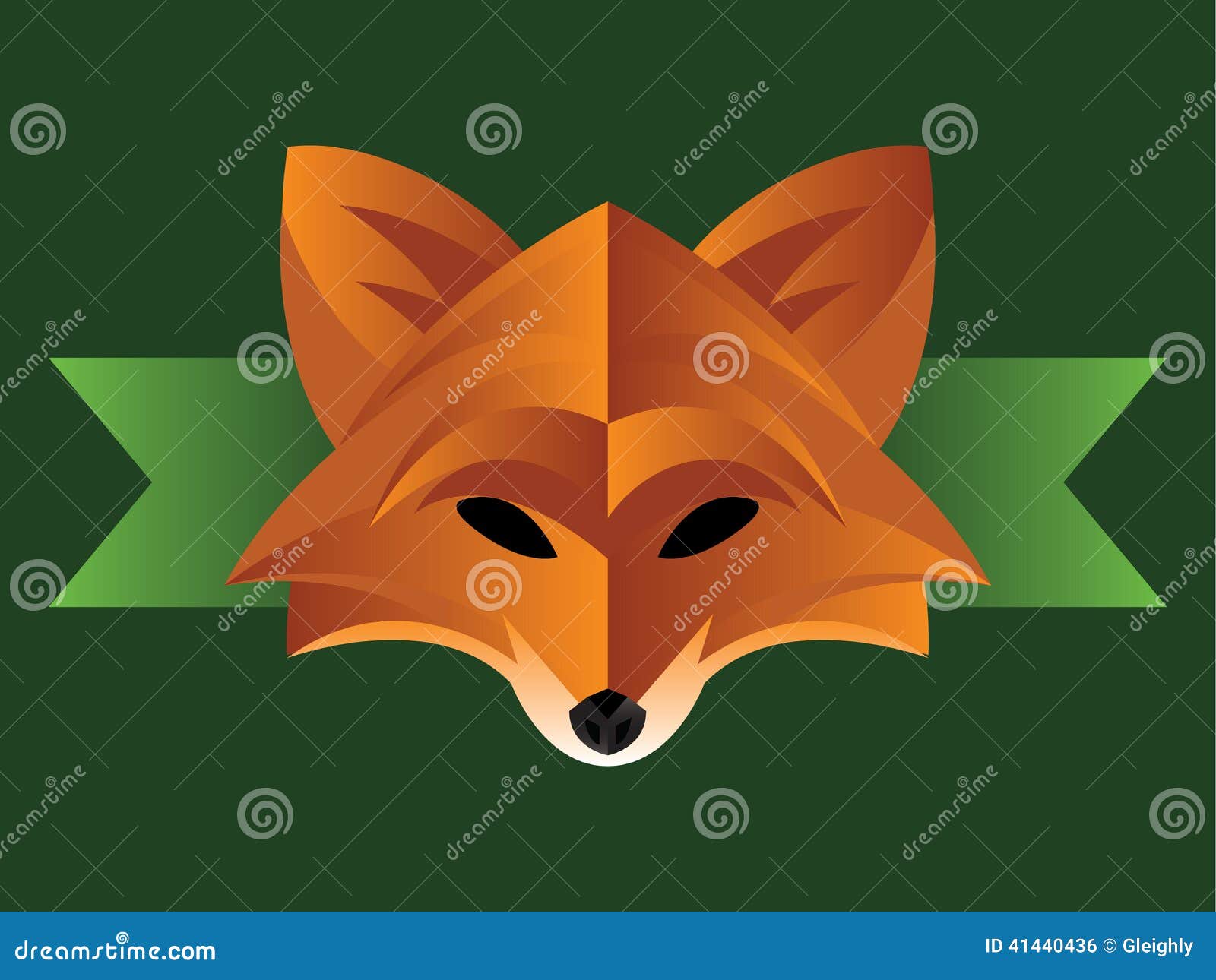 Grafische vos vector illustratie. Illustration of collectief - 41440436