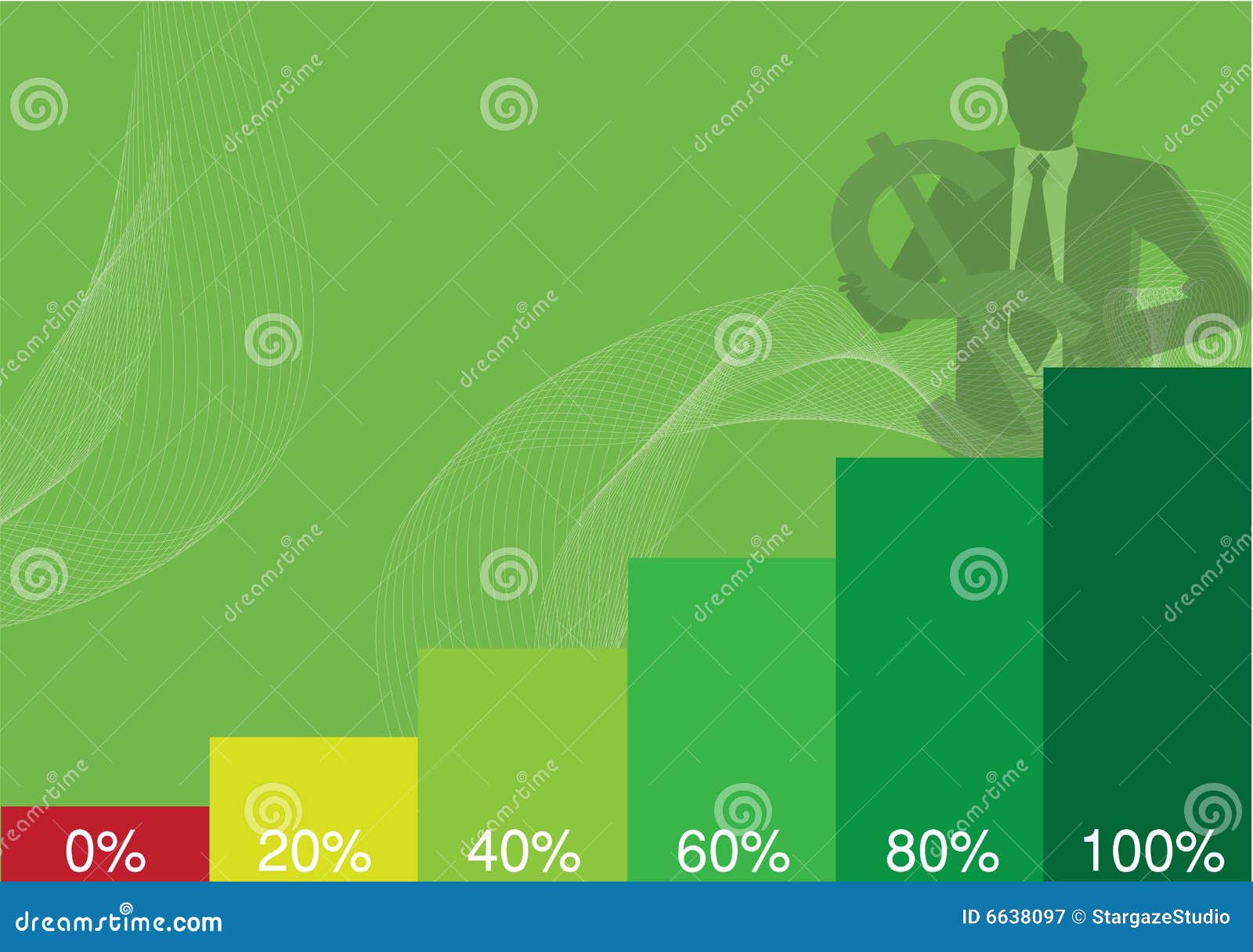 Grafisches Diagramm Bild. Bild: 6638097