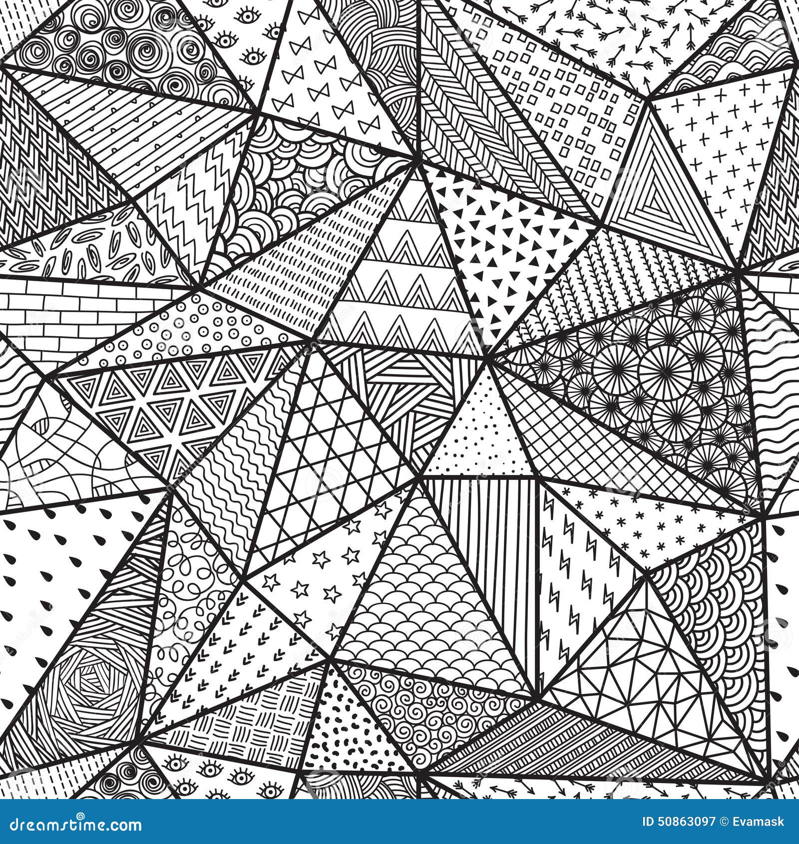 Grafisches Muster vektor abbildung. Illustration von muster - 50863097