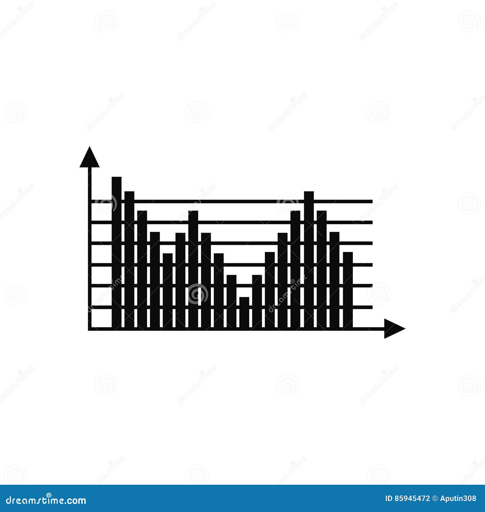 Grafsymbol vektor illustrationer. Illustration av grafer - 85945472