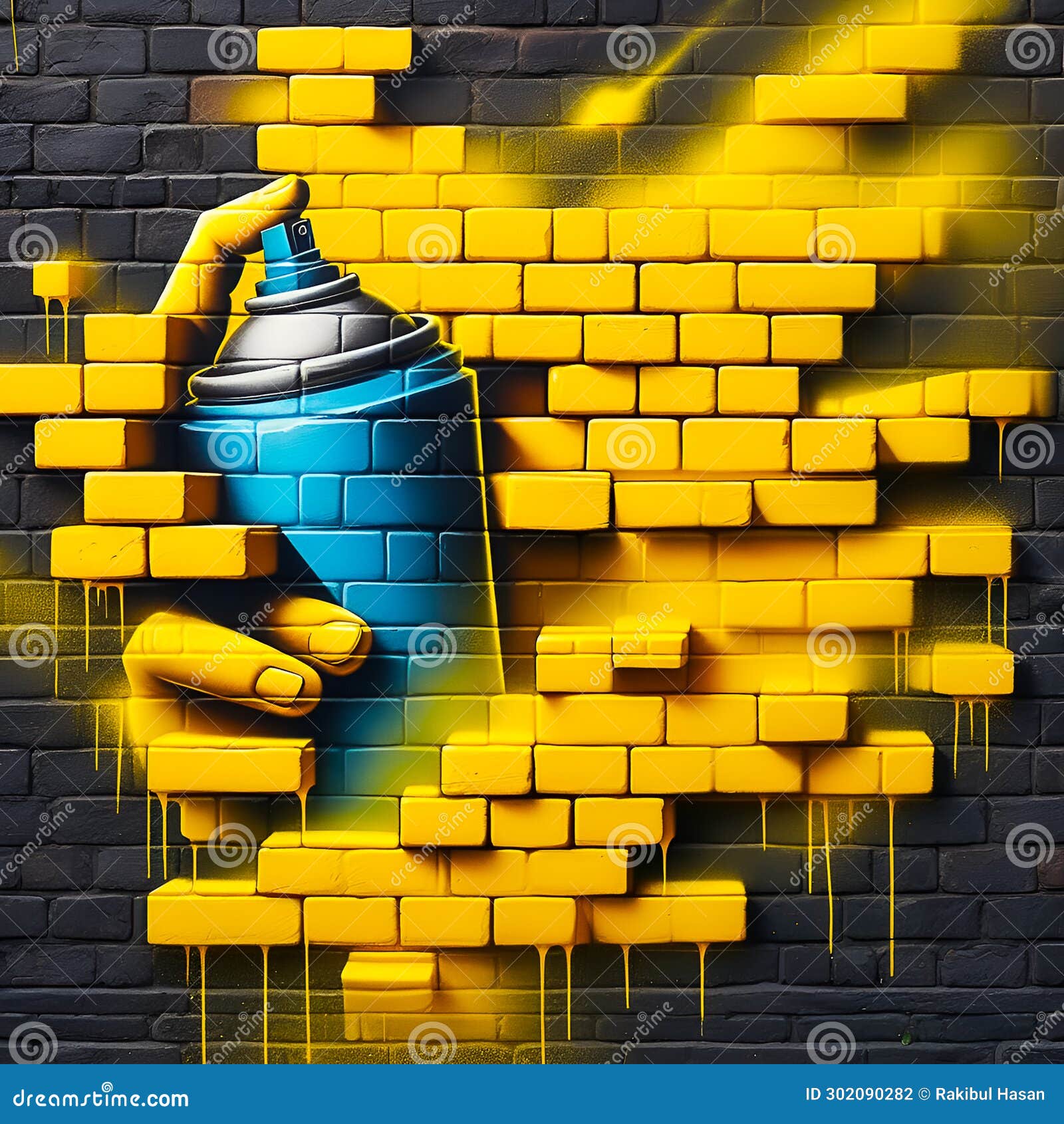 A grafty wall pattern. stock illustration. Illustration of line - 302090282