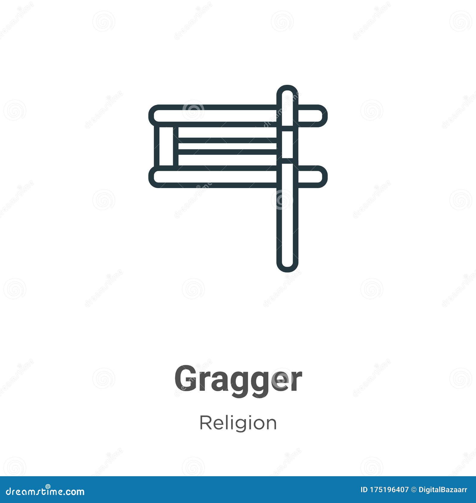 Gragger Vector Icon In 6 Different Modern Styles. Black, Two Colored ...