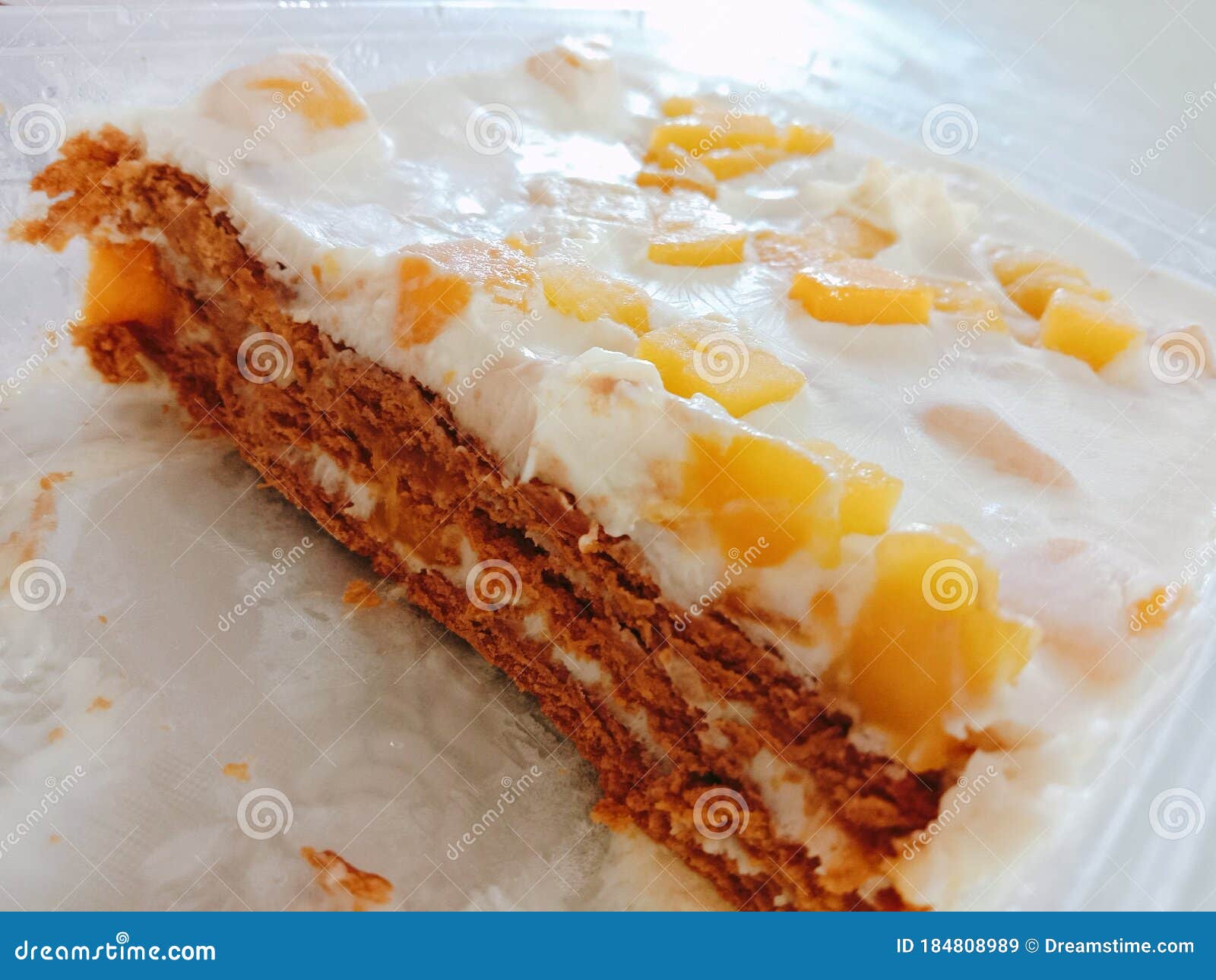 Graham cake dessert stock image. Image of cake, torte - 184808989