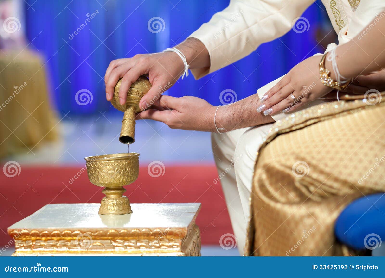Grail pouring water stock image. Image of ceremony, purify - 33425193
