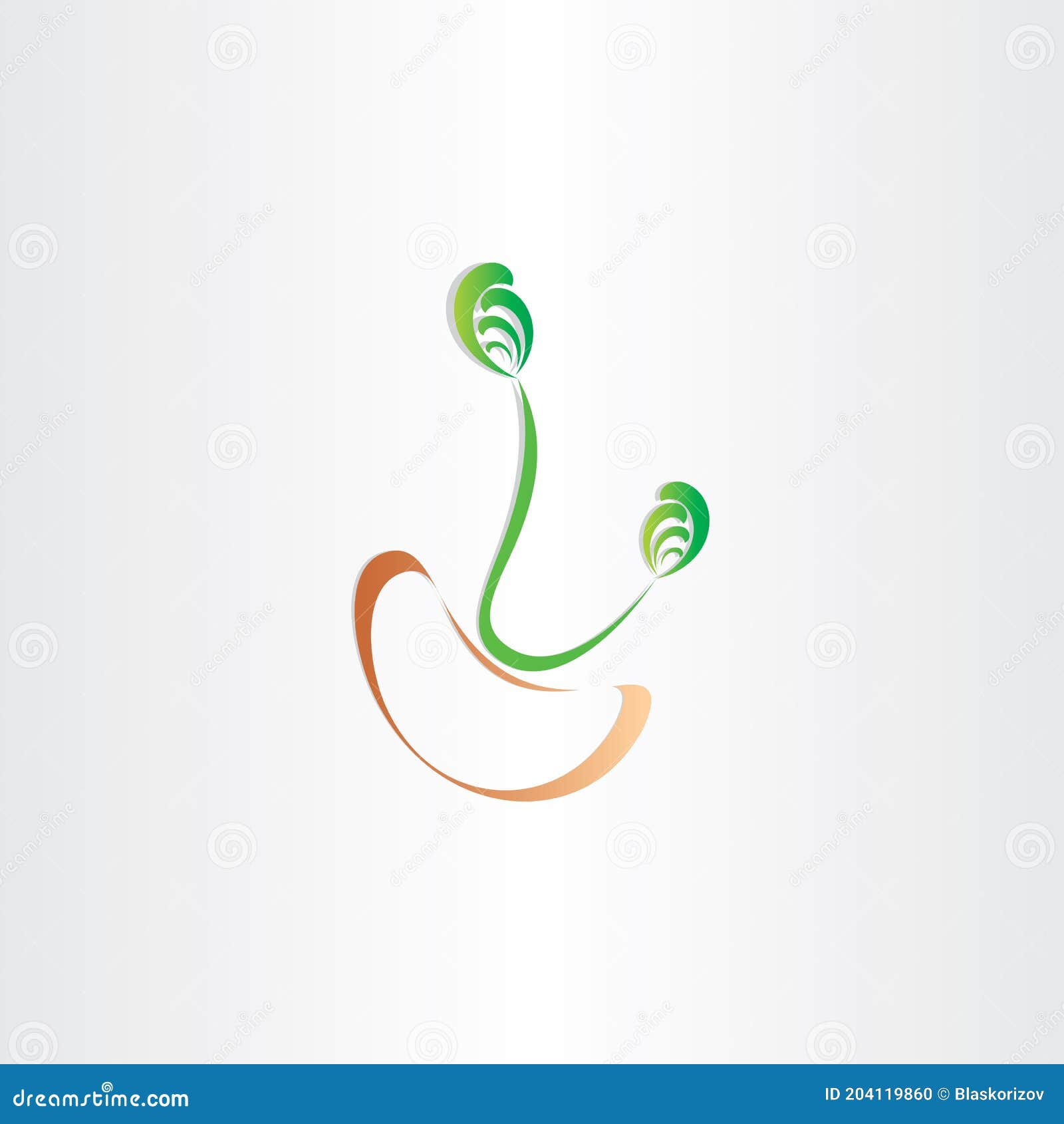 Grain Bean Germination Seed Icon Vector Stock Vector - Illustration of ...