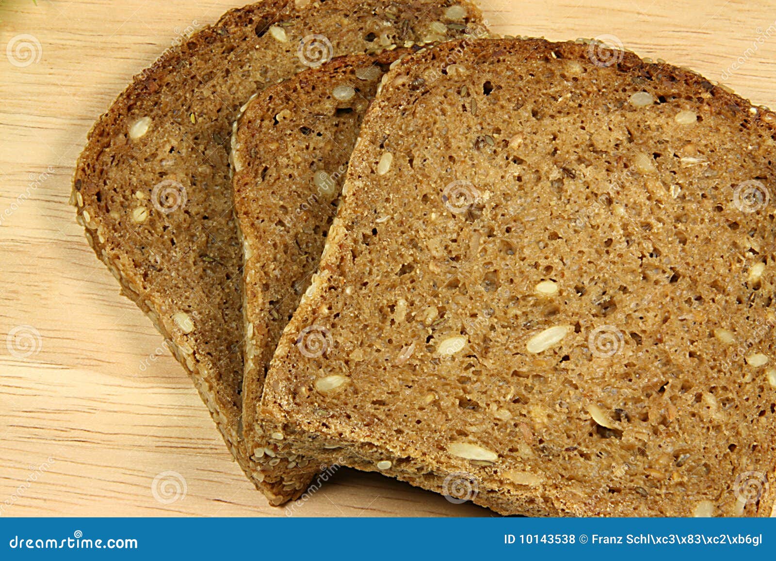 Grain bread stock photo. Image of breakfast, full, brown - 10143538